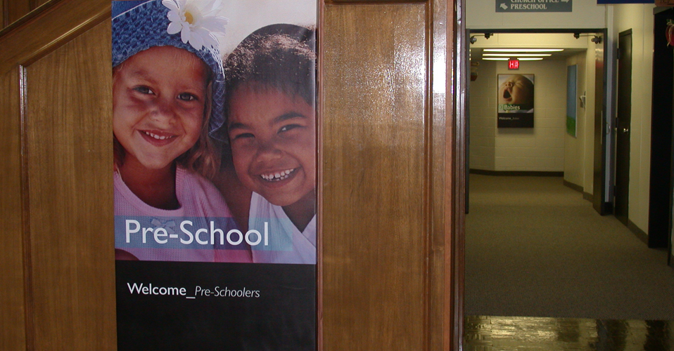 Pre-School Sign - Envisionary Images