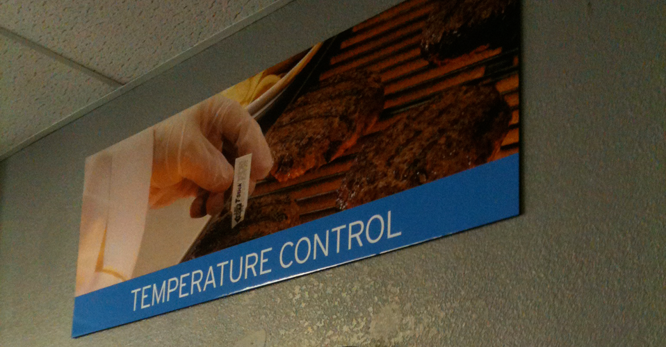 Temperature Control Sign - Envisionary Images