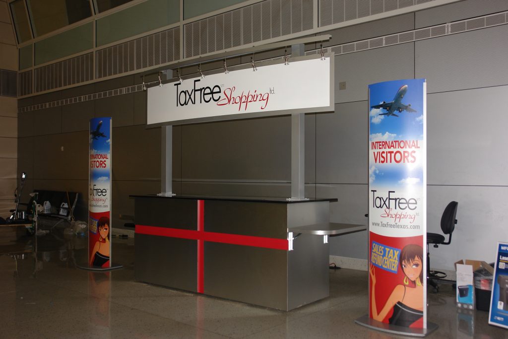 Aluminum Welcome Desk - Envisionary Images