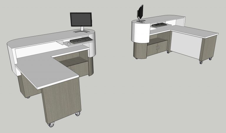 6ft By 6ft Standing Work Station - Envisionary Images